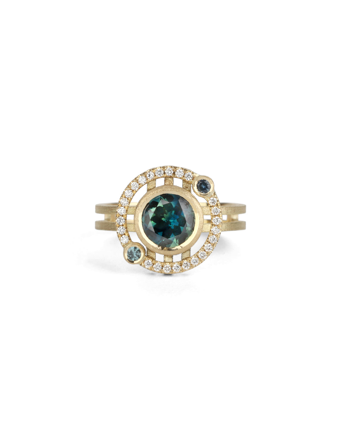 Bi-colour Sapphire Hemi Nova Ring – Shimell and Madden
