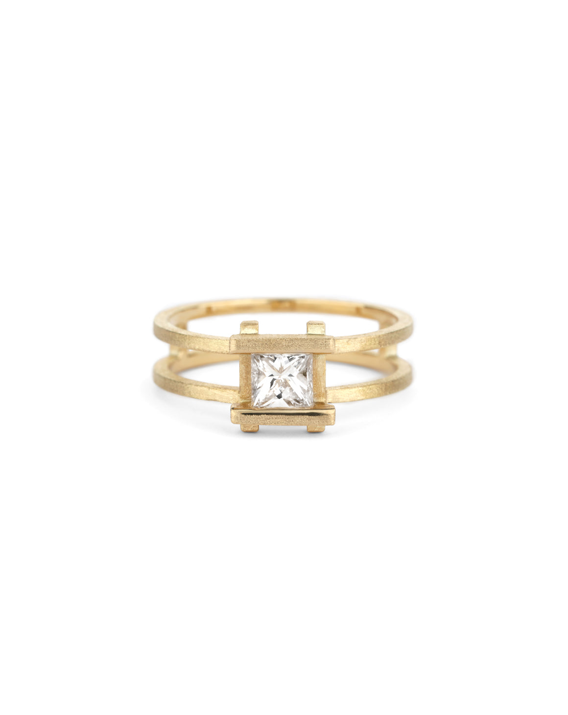 Square Diamond Parallel Ring – Shimell and Madden