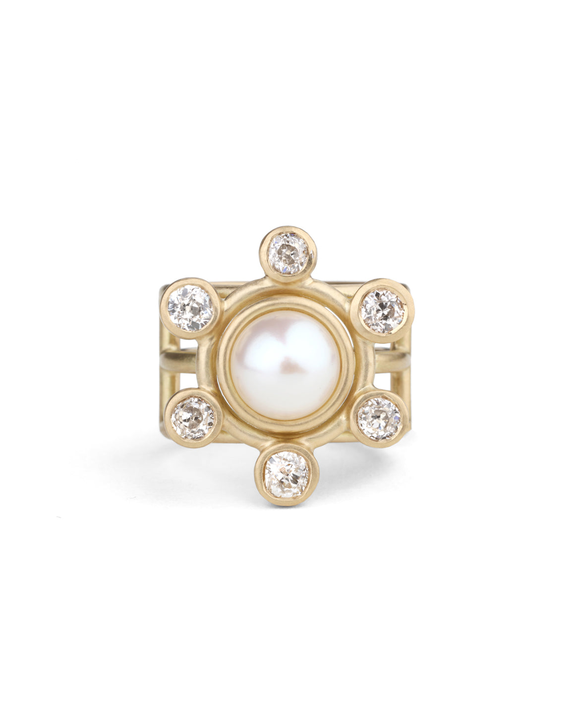Pearl and Diamond Orbital Ring – Shimell and Madden