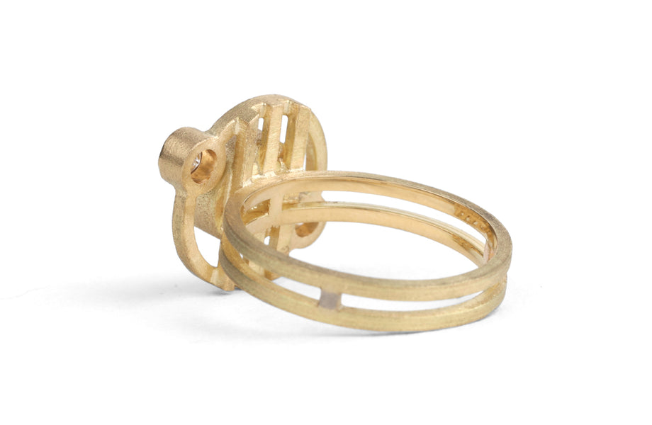 Blue Sapphire Hemi Nova Ring – Shimell and Madden
